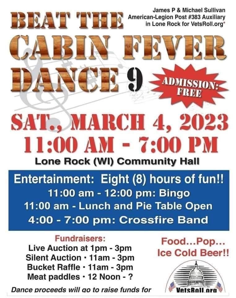 Beat The Cabin Fever Dance | Richland Center Wisconsin