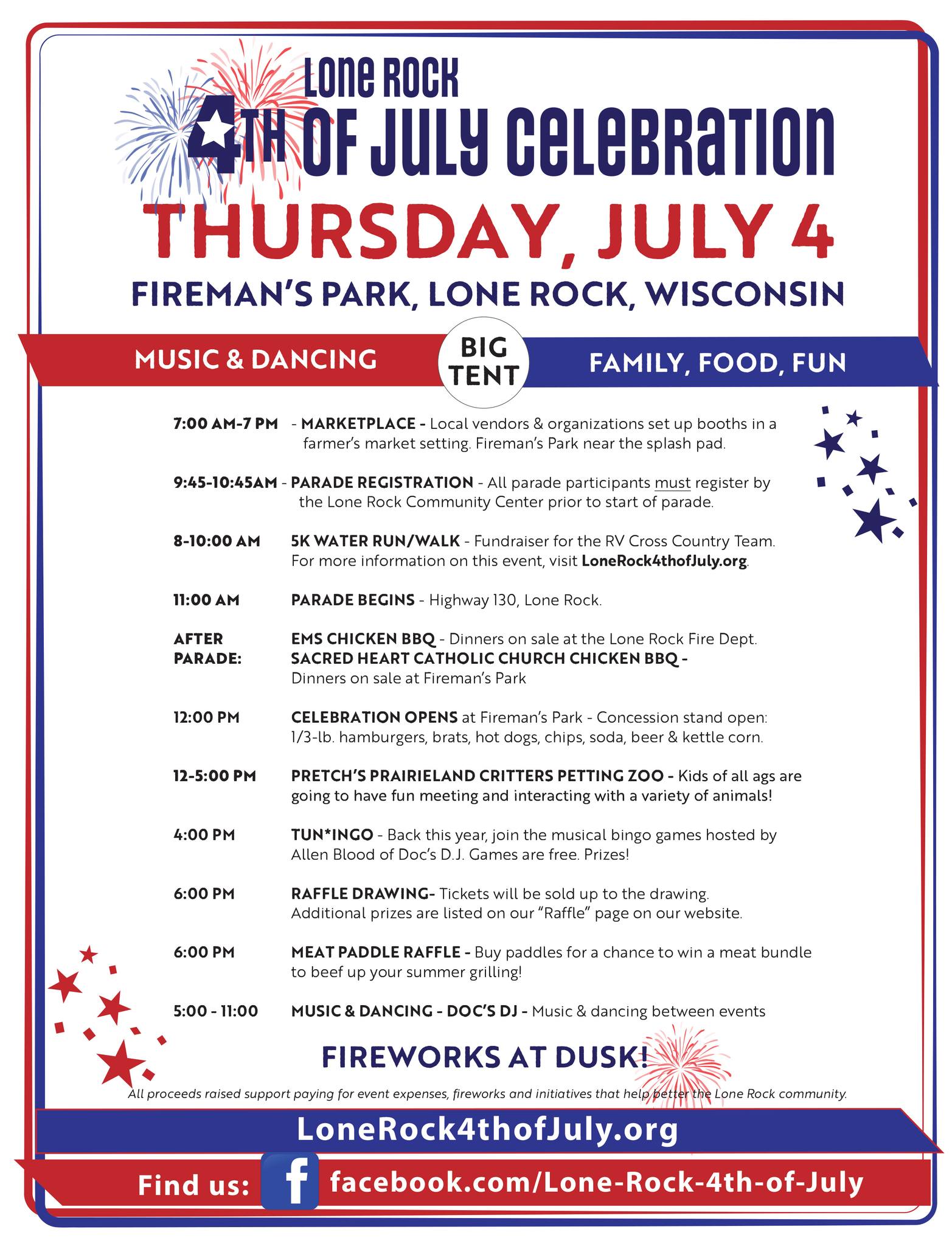2024 Lone Rock 4th of July Celebration | Richland Center Wisconsin