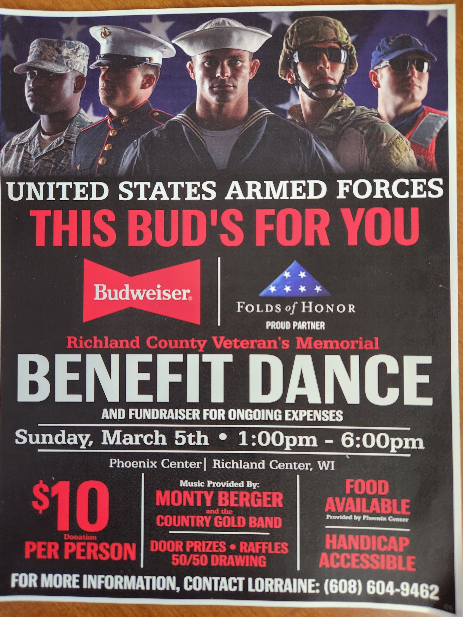 Richland County Veteran's Memorial Benefit Dance | Richland Center ...