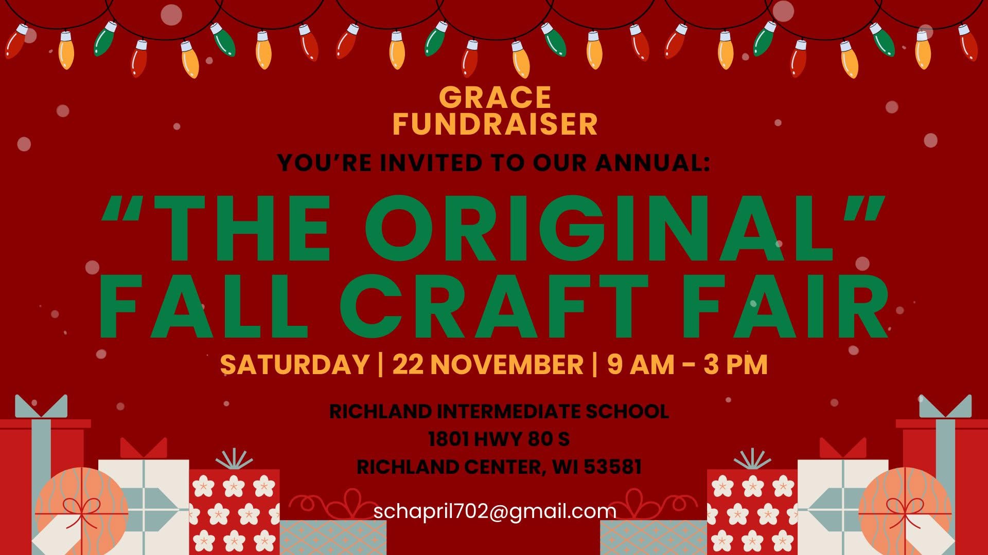 The Original Fall Craft Fair-sponsored by NASCAR Fans United | Richland ...