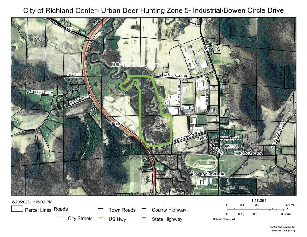 Urban Deer Hunting on City Property | Richland Center Wisconsin